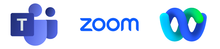 Zoom, Teams, and/or Webex